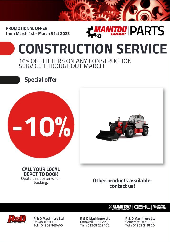 Special Offers | R&D Machinery Ltd